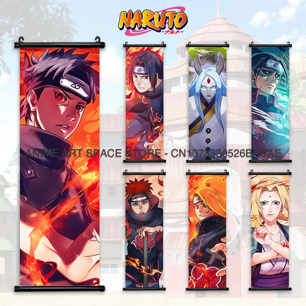 Naruto-Hanging-Painting-Anime-Poster-Canvas-Wall-Art-Hot-Blooded-Home ...