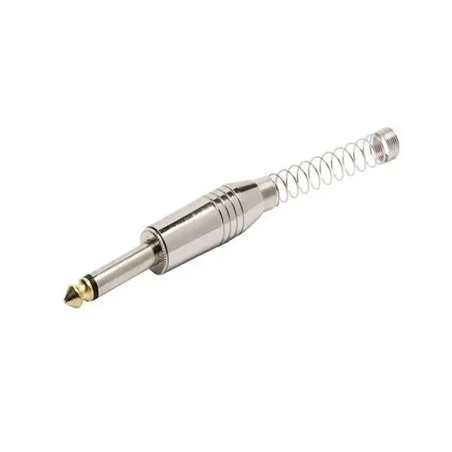 Plug-P10-Mono-Metal-N-quel-C-Trava-Mola-Espiral-Ponta-Dourada-MXT-64-1 ...