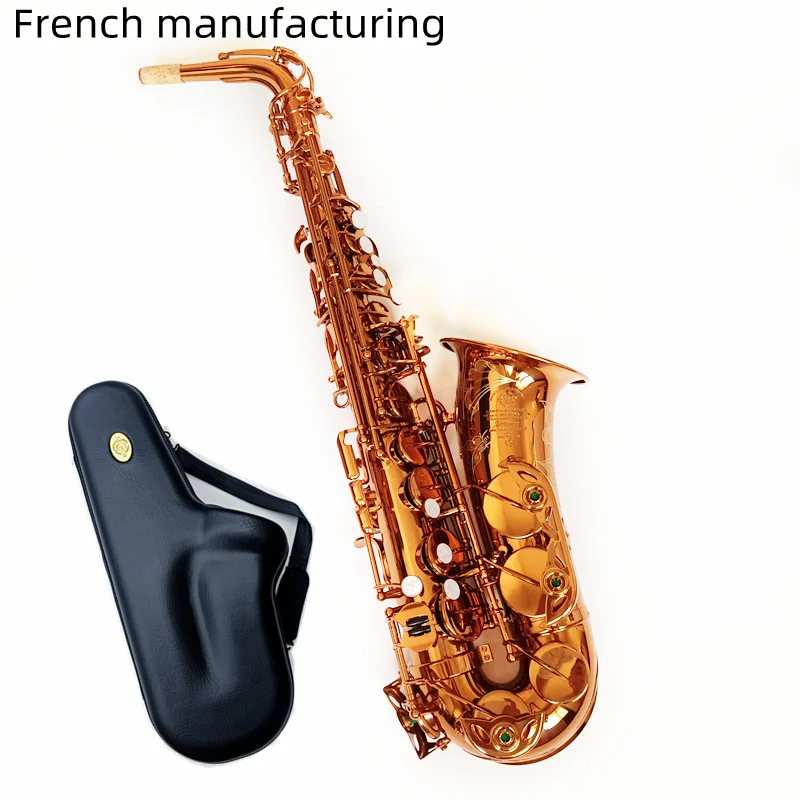 France-Make-Alto-Saxophone-Eb-Coffee-color-Alto-Sax-Professional ...