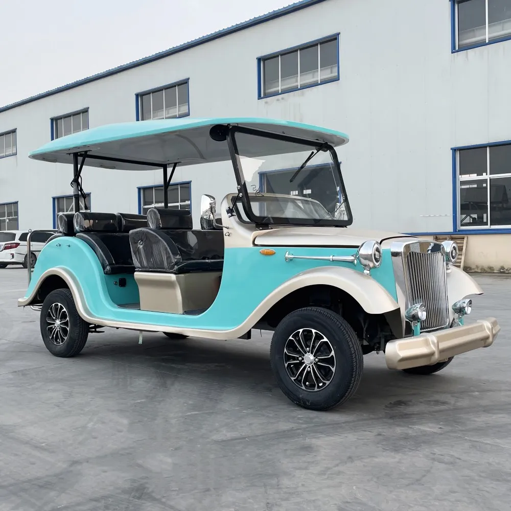 Street-Legal-Old-Retro-Golf-Cart-Buggy-5000w-Antique-Sightseeing-Electric-Vintage-Classic-Car ...