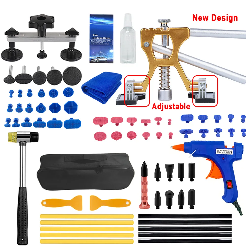 Car-Body-Paintless-Dent-Repair-Kit-Tools-New-Adjustable-Dent-Puller ...