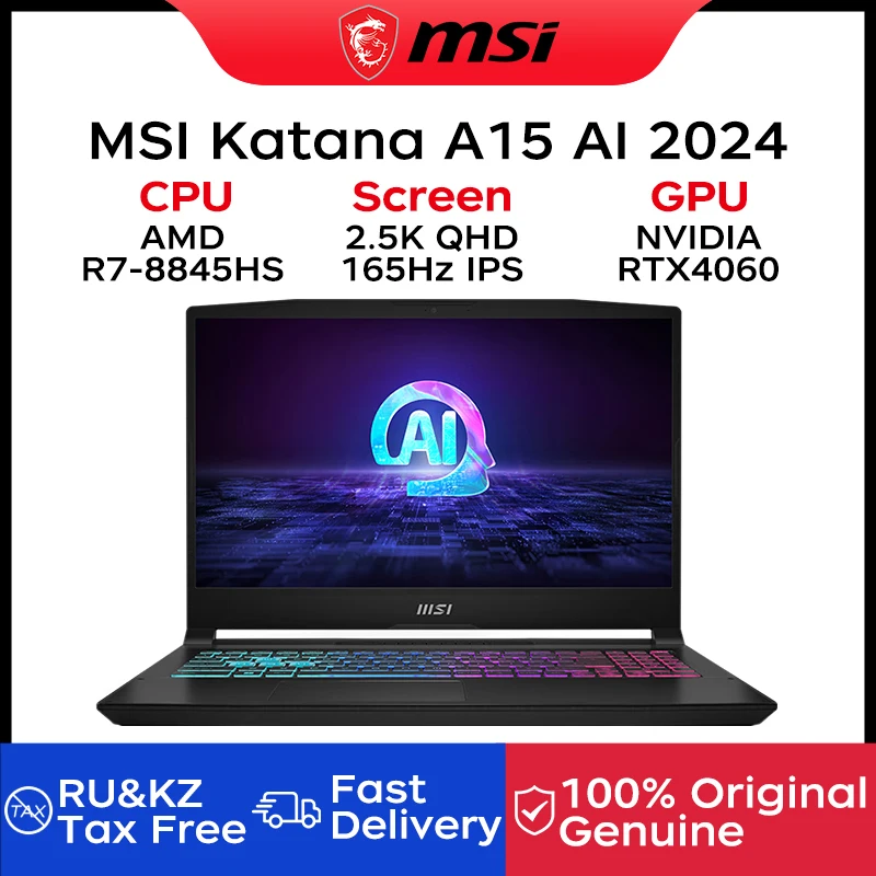 Katana-ordenador-port-til-2024-MSI-A15-Notebook-con-pantalla-IPS-de-15 ...