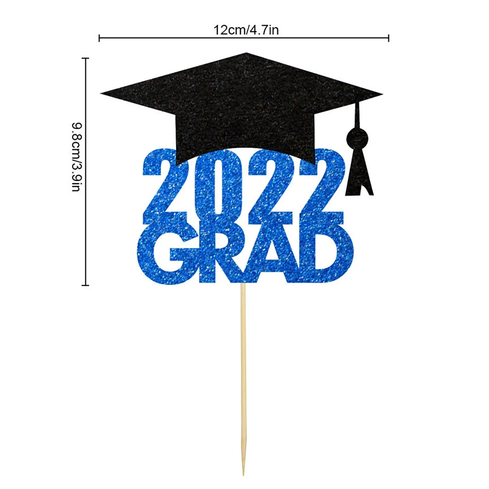 Blue Graduation Cap 2022