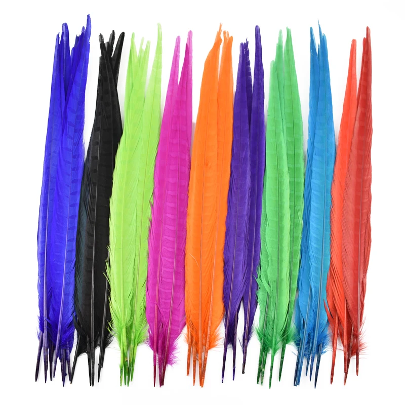 Wholesale-Colored-Natural-Ringneck-Pheasant-Feathers-for-Crafts-40-45cm ...