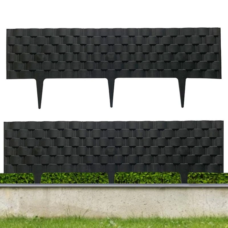 2pcs Decorative Garden Wedding Fencing Rattan Effect Edging Splicable ...