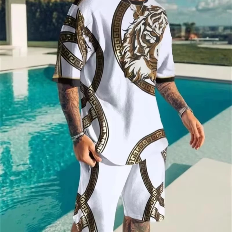 Newest Summer Men Clothing 3d Print Men's Fashion Tracksuits Oversized ...