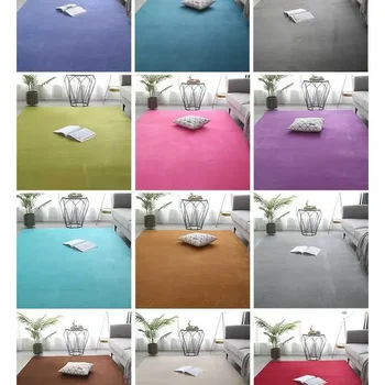 Living room carpet decoration simple and thickened sofa coffee table ...