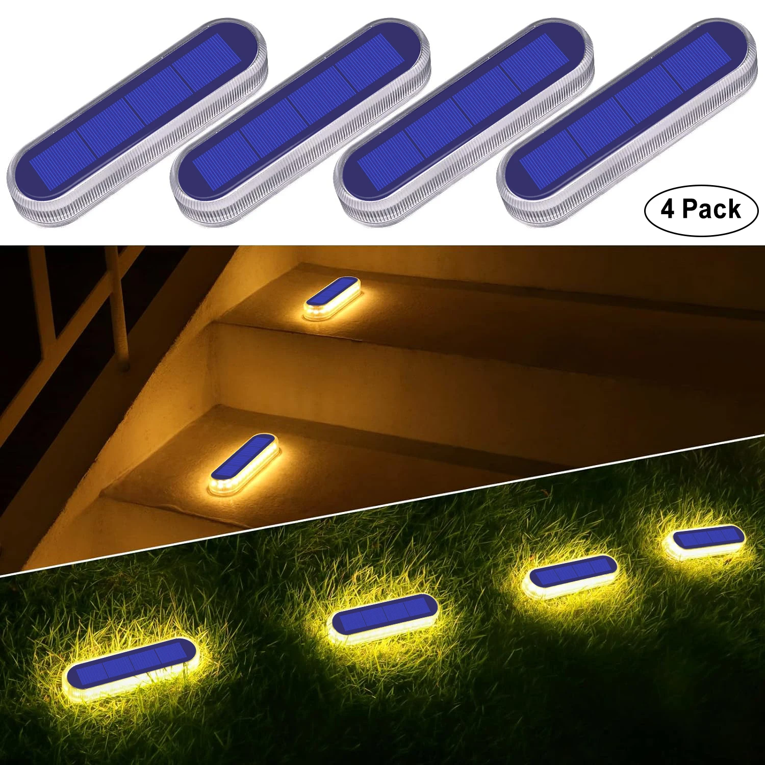 Solar-Deck-Lights-Outdoor-Step-Lights-Waterproof-IP68-Led-Solar-Lights ...