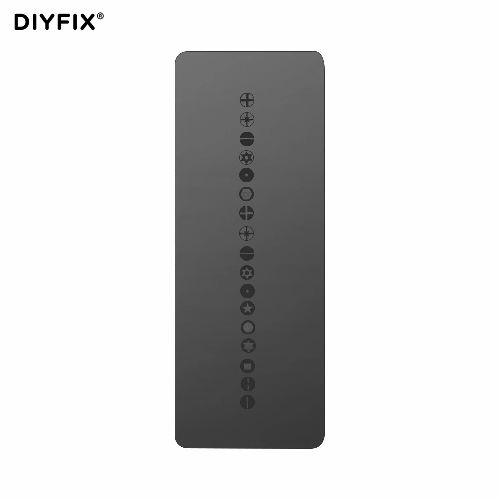 Diyfix 165*65 Mm Magnetic Screw Memory Mat Chart Mini Soft Work Pad ...