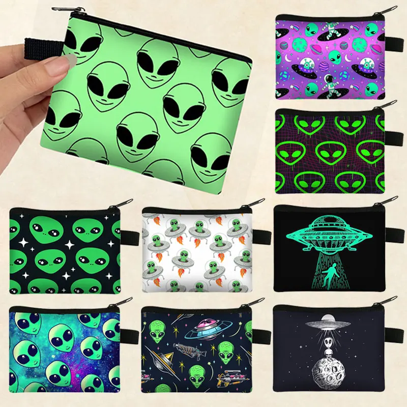 Alien-L-Want-To-Believe-Pattern-Coin-Bag-Alien-Face-Coin-Purse-Cartoon ...