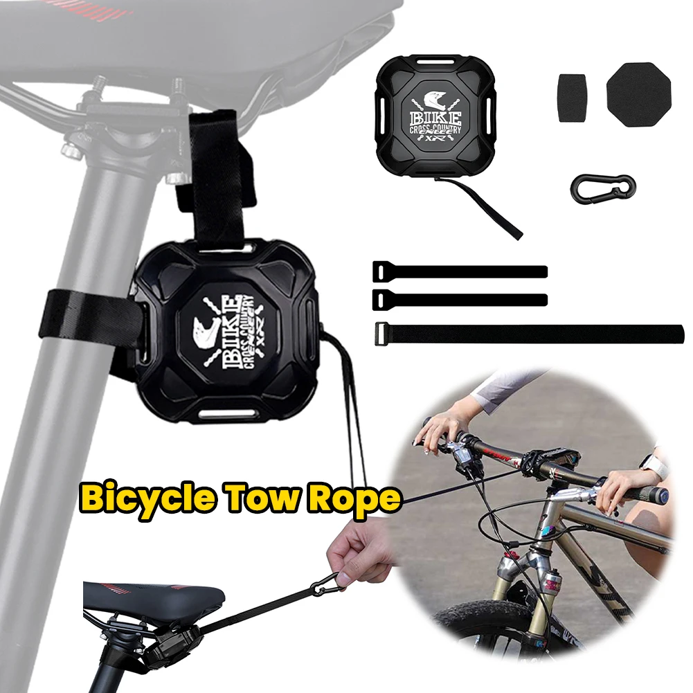 Retractable Bicycle Traction Rope Mountain Bike Parent-Child Pull Rope ...