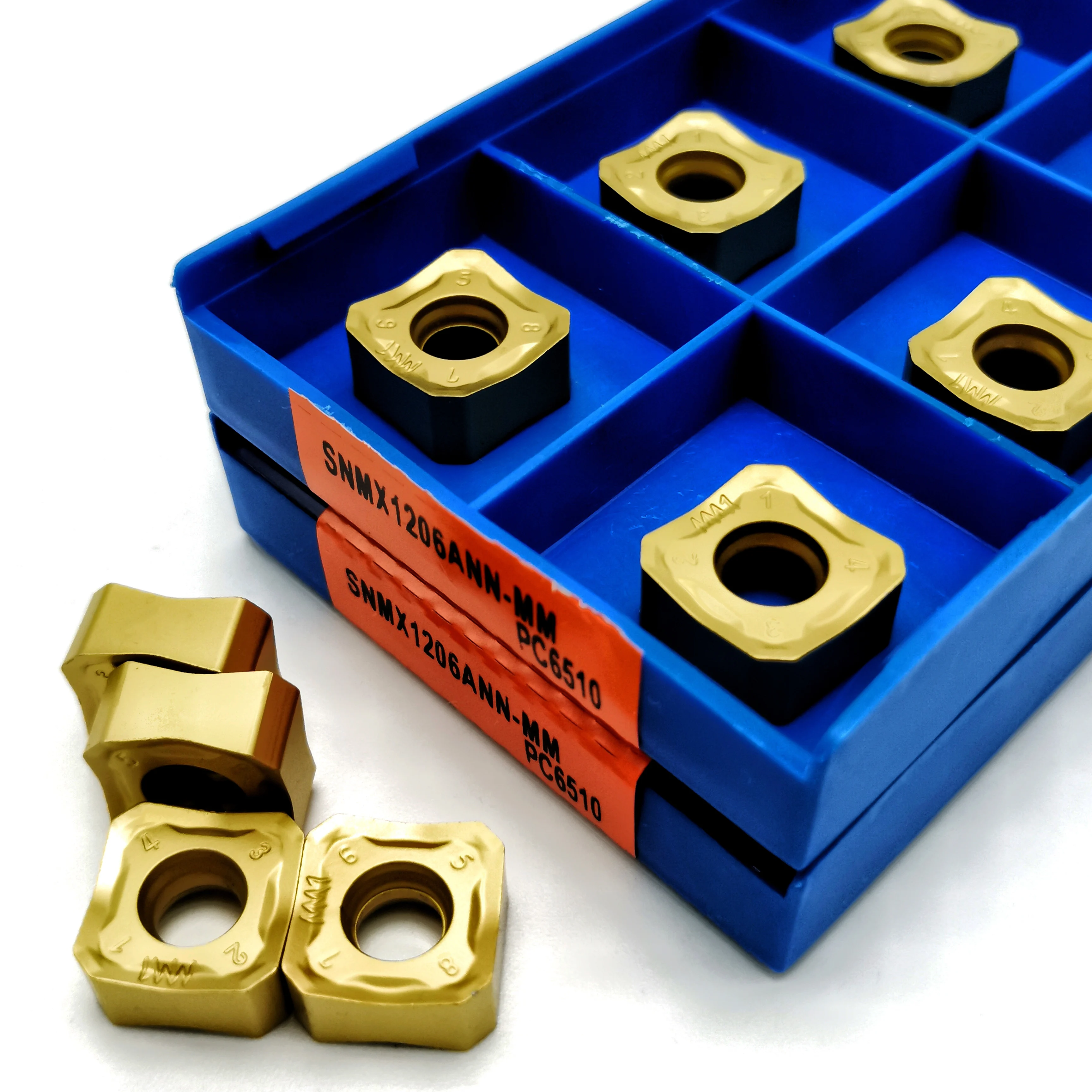 10PCS-SNMX1206-Carbide-Milling-Insert-Machining-Cast-Iron-Die-Steel ...