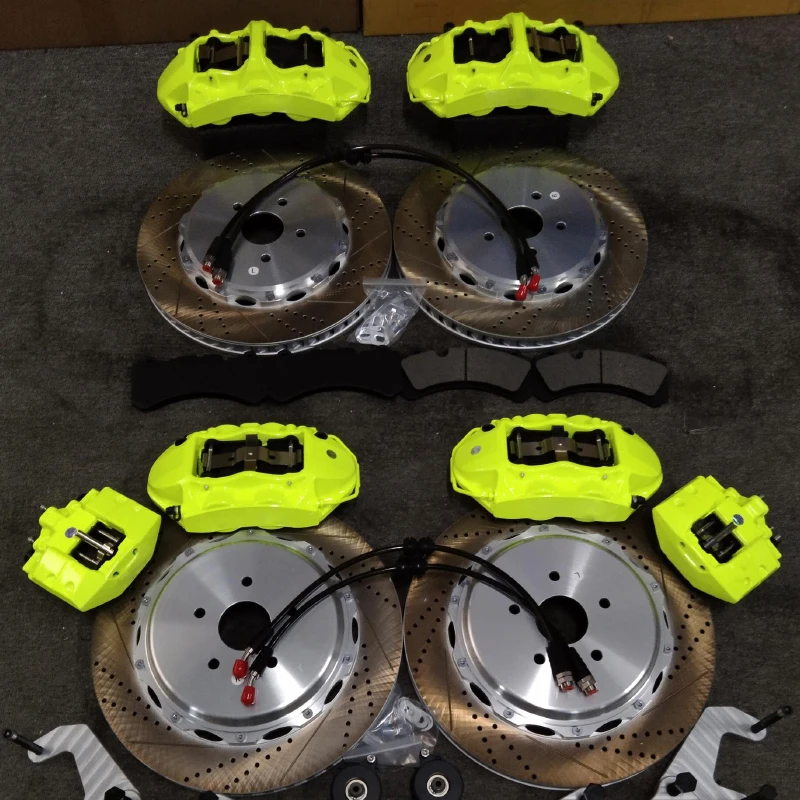 Aluminum GT6 Front GT4 Pot Rear Brake Kits with Electric Handbrake ...