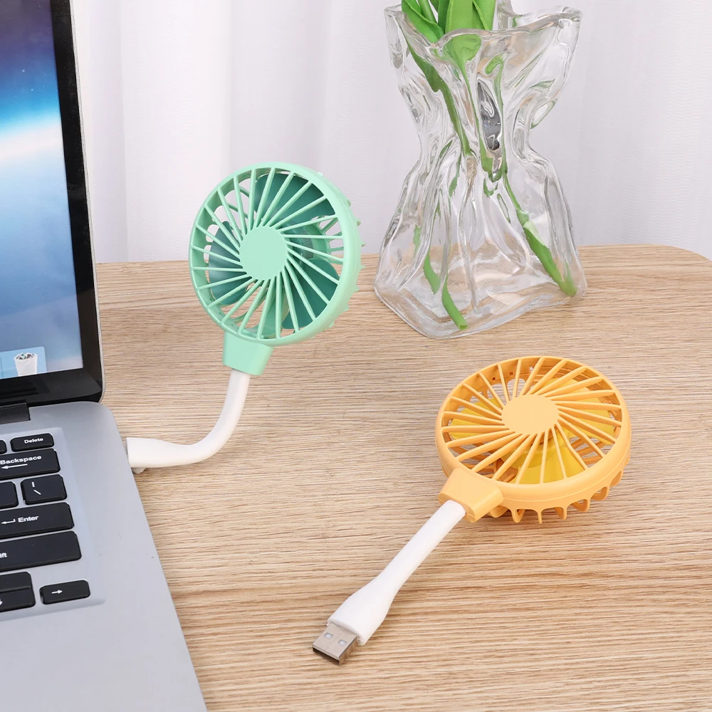 Mini USB Rechargeable Fan Portable Small USB Fan In-line Silent Office Table Cooler Summer Fan ...