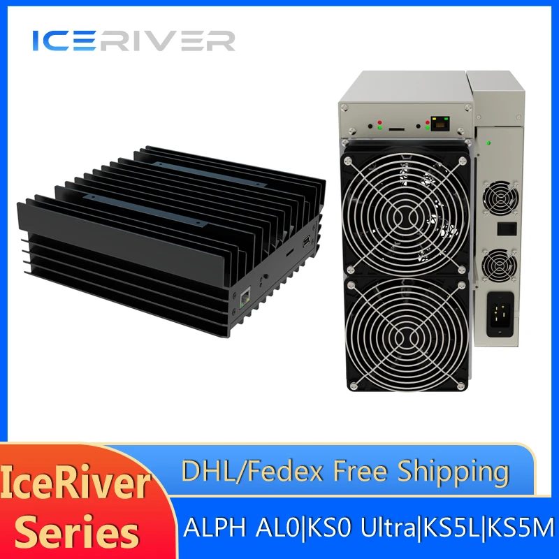 NEW-IceRiver-ALPH-AL0-KS0-Ultra-KS5L-KS5M-KAS-Miner-Kaspa-Mining ...