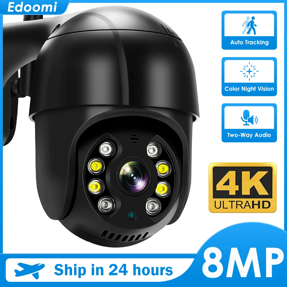 4k Wifi Ip Camera Outdoor Wireless Video Surveillance 5mp Dome Cam ...