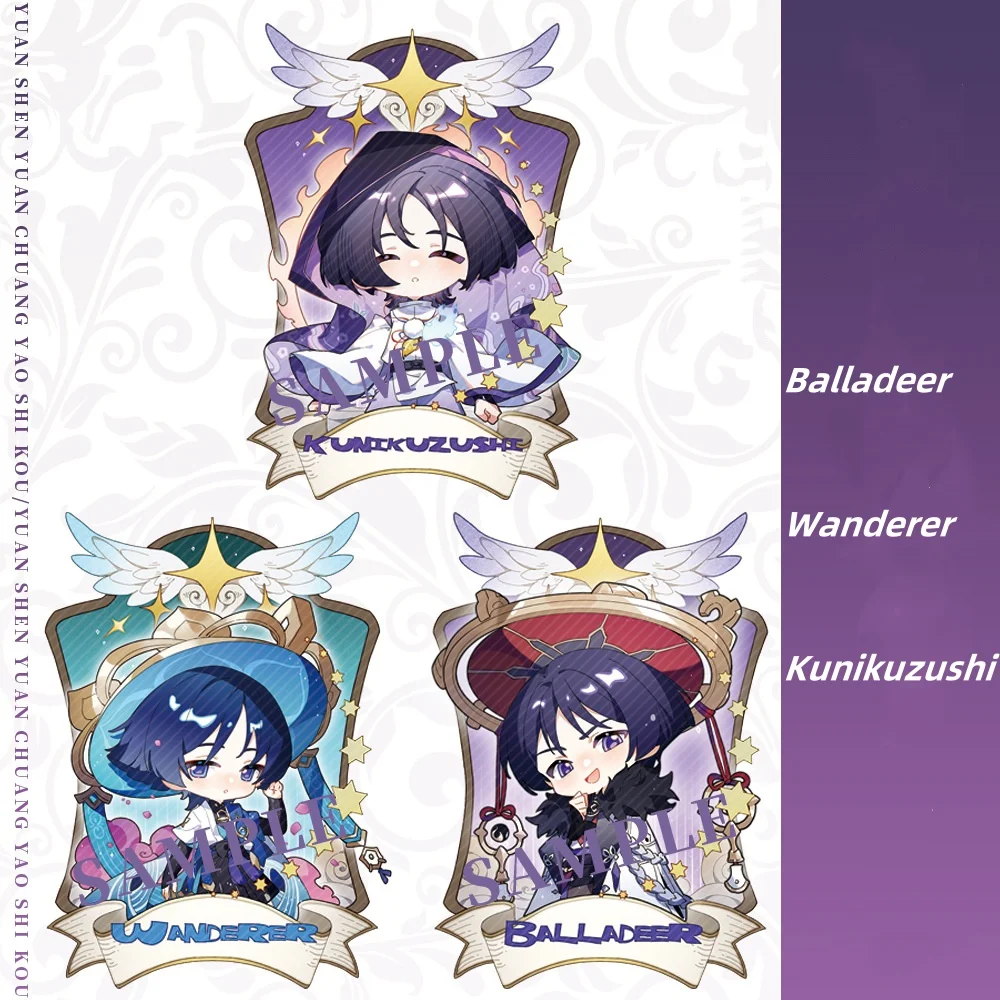 New-Impact-Wanderer-Balladeer-Kunikuzushi-Cartoon-Game-Keychain-Cute ...