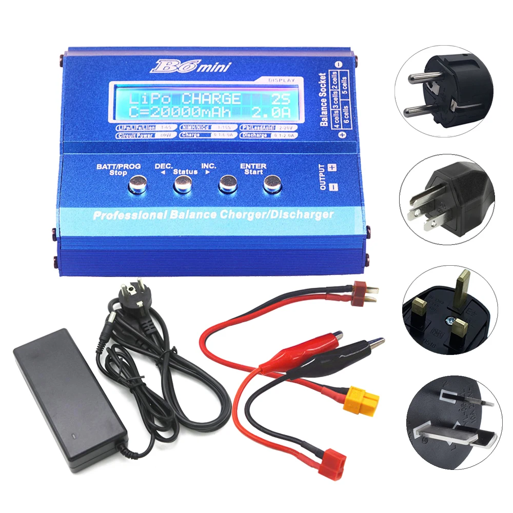 Imax-B6-Mini-Balance-Charger-Discharger-11-18V-60W-With-12V-5A-Adapter ...