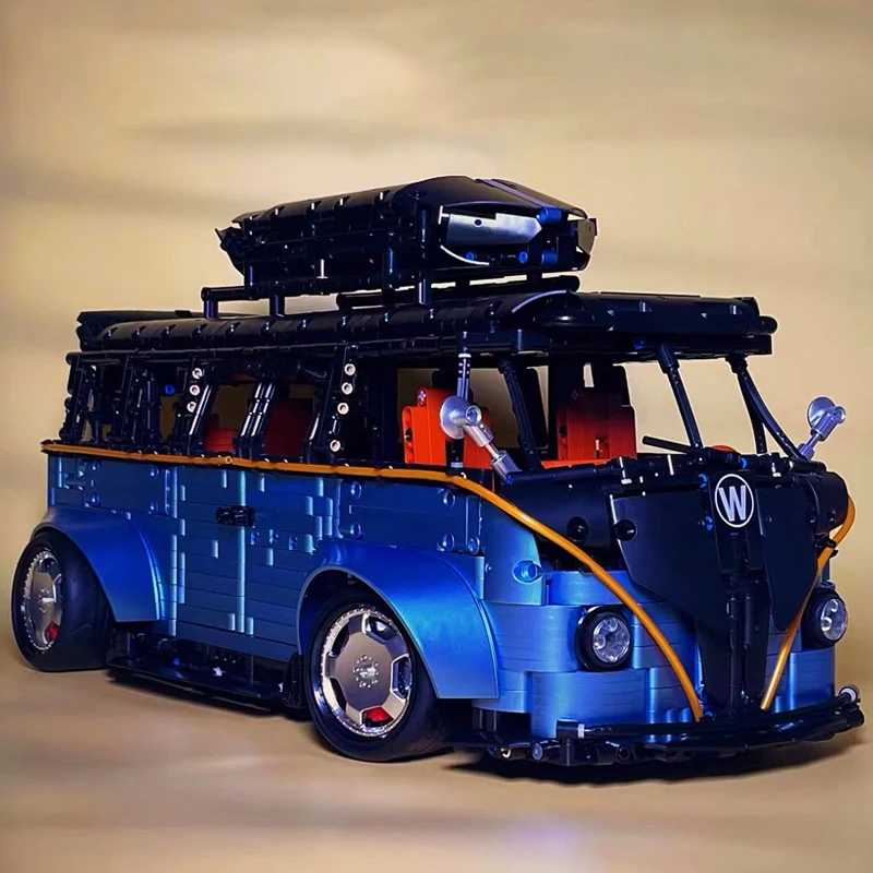 1-8-High-Tech-RC-City-T1-Bus-Car-Model-Building-Blocks-Ideas-Camper-Van ...