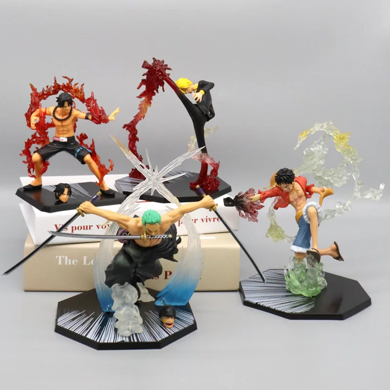14-19CM-One-Piece-Fire-Fist-Luffy-Ace-Ghost-Slashing-Sauron-Demon-Wind ...