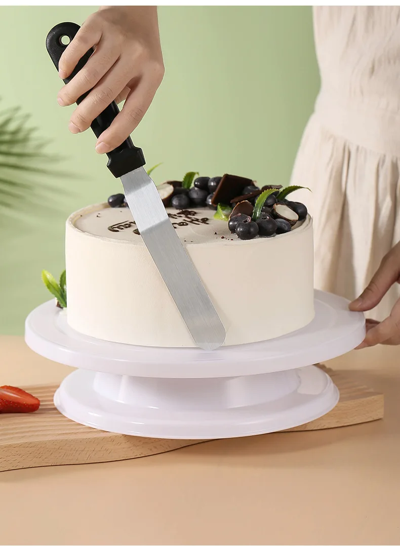 11inch-Plastic-Cake-Turntable-Rotating-Cake-Plastic-Dough-Pastry ...