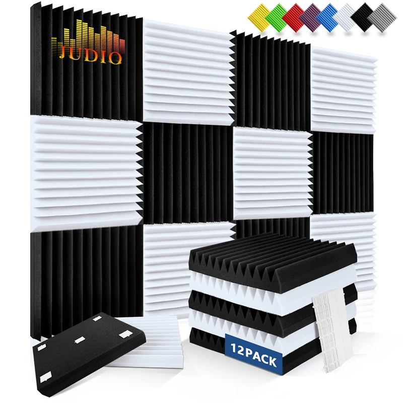 Acoustic-Foam-Crate-Acoustic-Sponge-Pad-12-Pack-Studio-Soundproofing ...