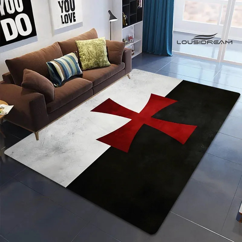 Crusade-Cross-Templars-Knight-Printed-Non-slip-carpet-carpets-for ...