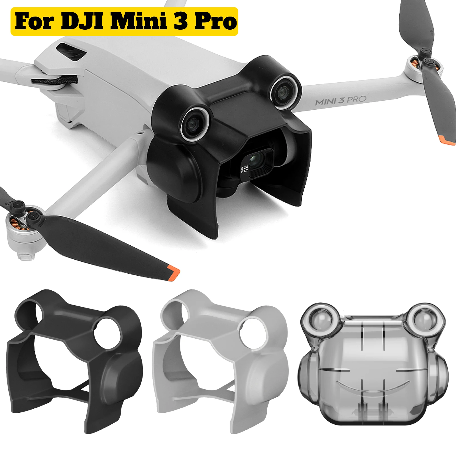 Drone Lens Cover For Mini 3 Pro Anti glare Lens Hood Gimbal Protective ...