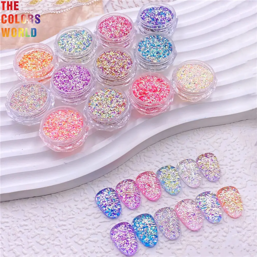 TCT-970 Bubble Glitter Iridescent Rainbow Shiny Colors Sequins ...