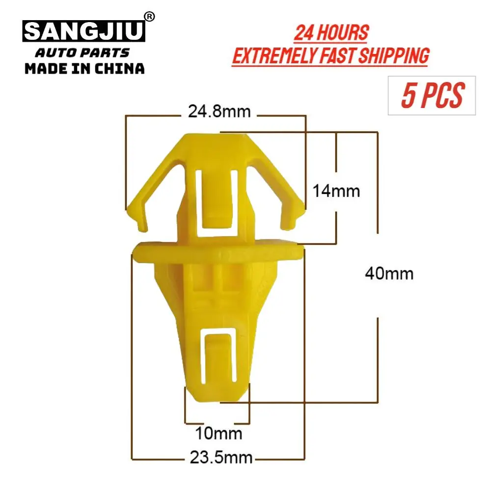 5pcs-Nylon-Fastener-Bumper-Moulding-Clips-Compatible-With-For-Honda-CR ...