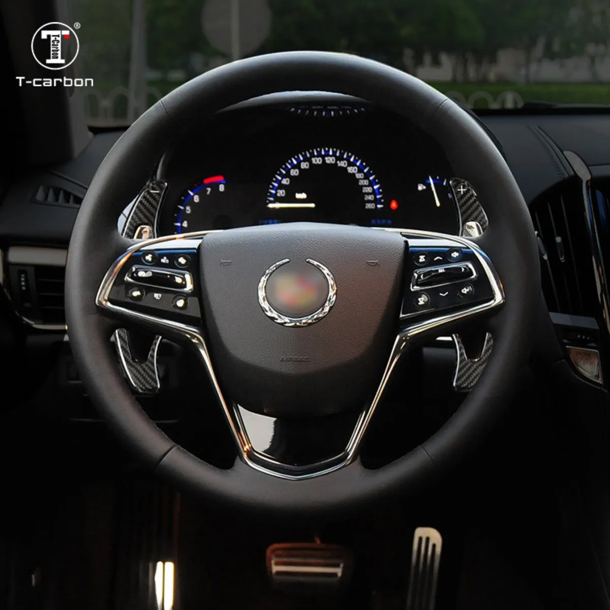 Car-Steering-Wheel-Shift-Paddle-Shifter-For-Cadillac-XTS-XT5-ATS-ATS-L ...