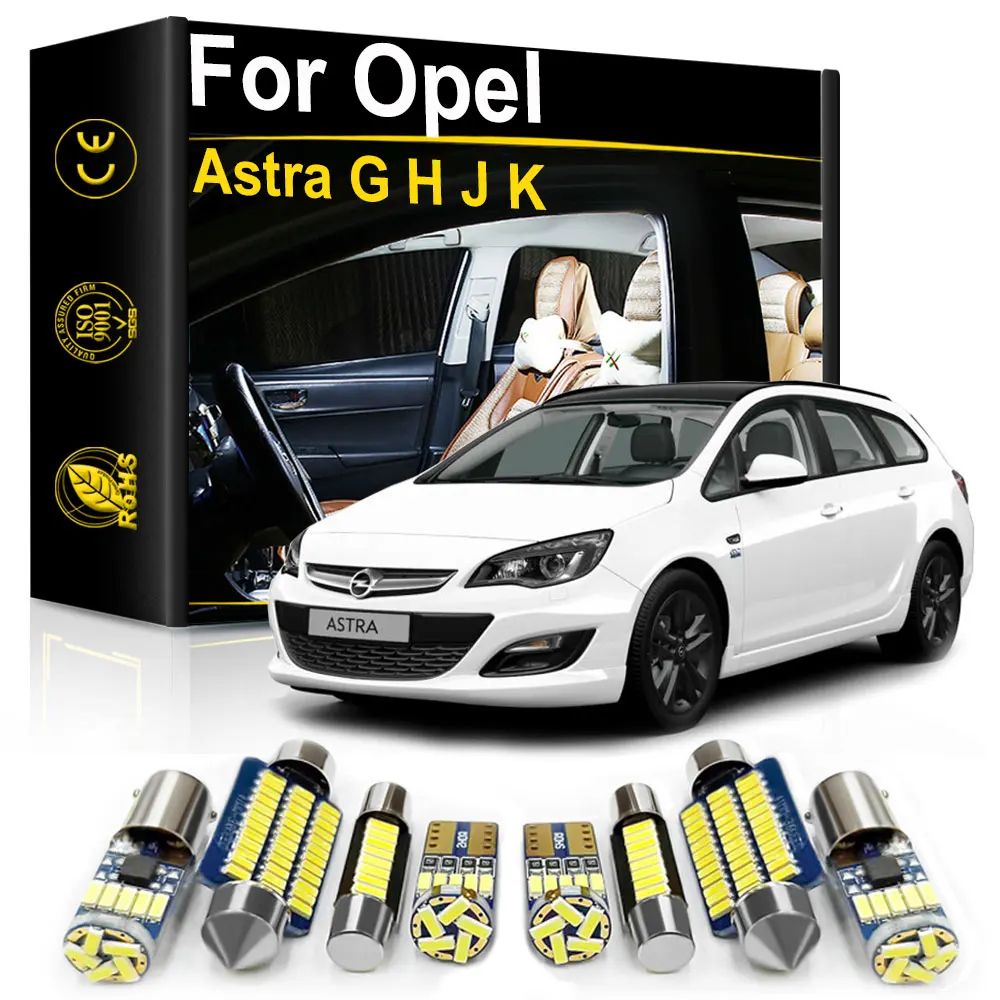 For Opel Astra G H J K GTC 1998-202 Car Interior LED Light Map Dome ...