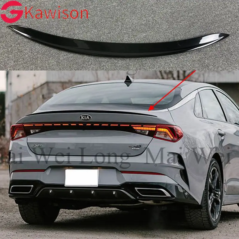 For-New-KIA-K5-optima-DL3-spoiler-2020-2021-high-material-rear-wing-V ...