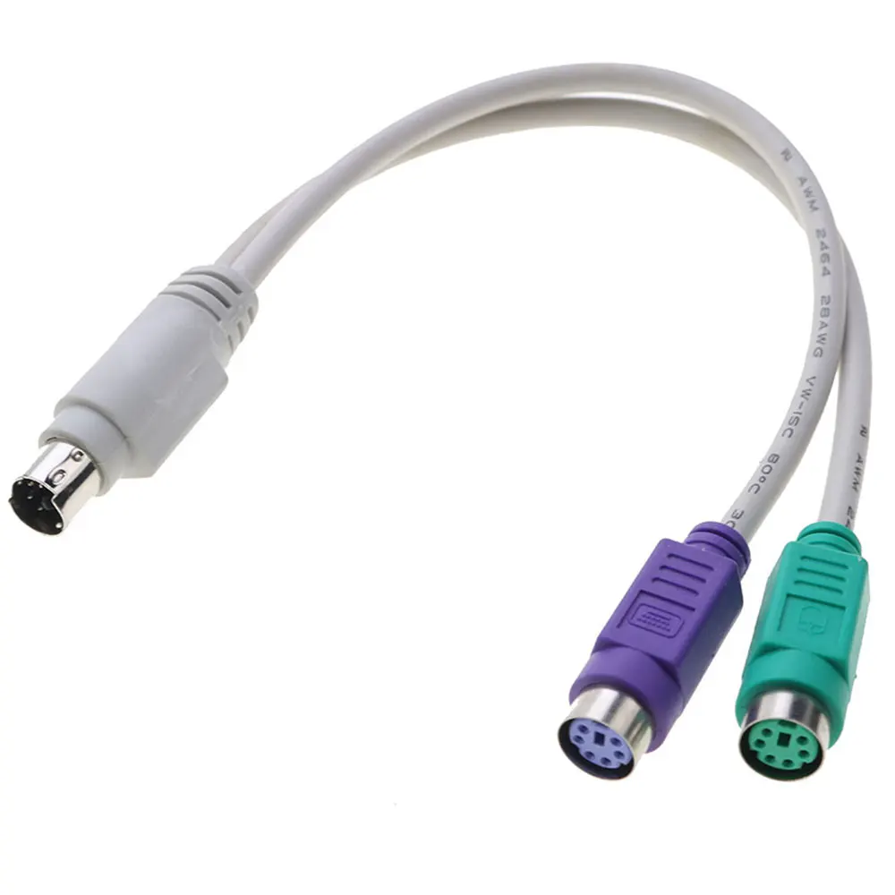 1pcs-motherboard-PS2-PS-2-male-to-2-female-mouse-keyboard-splitter ...