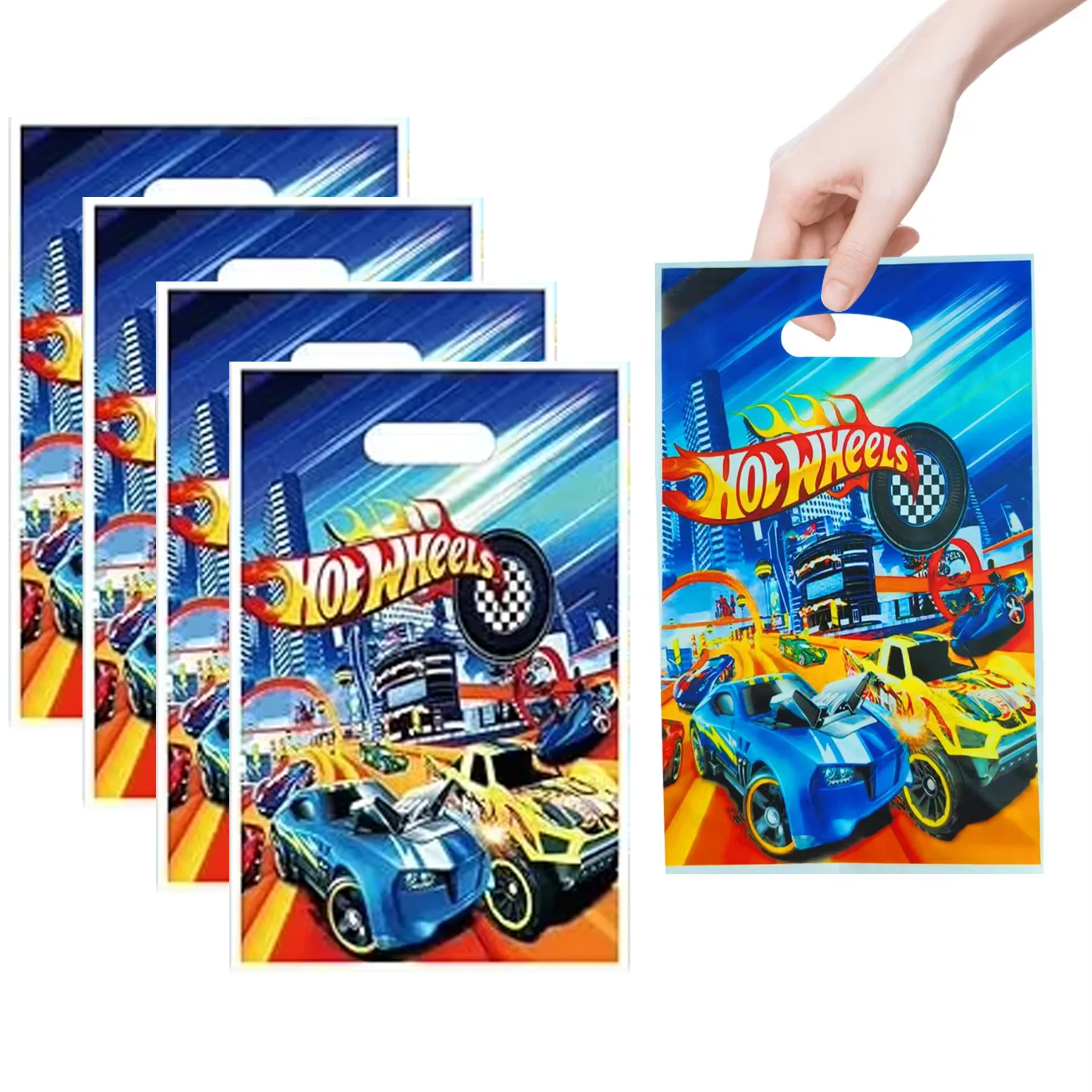 10pcs-Hot-Wheels-Party-Favors-Bags-Biscuit-Candy-Bag-Hot-Wheels-Racecar ...