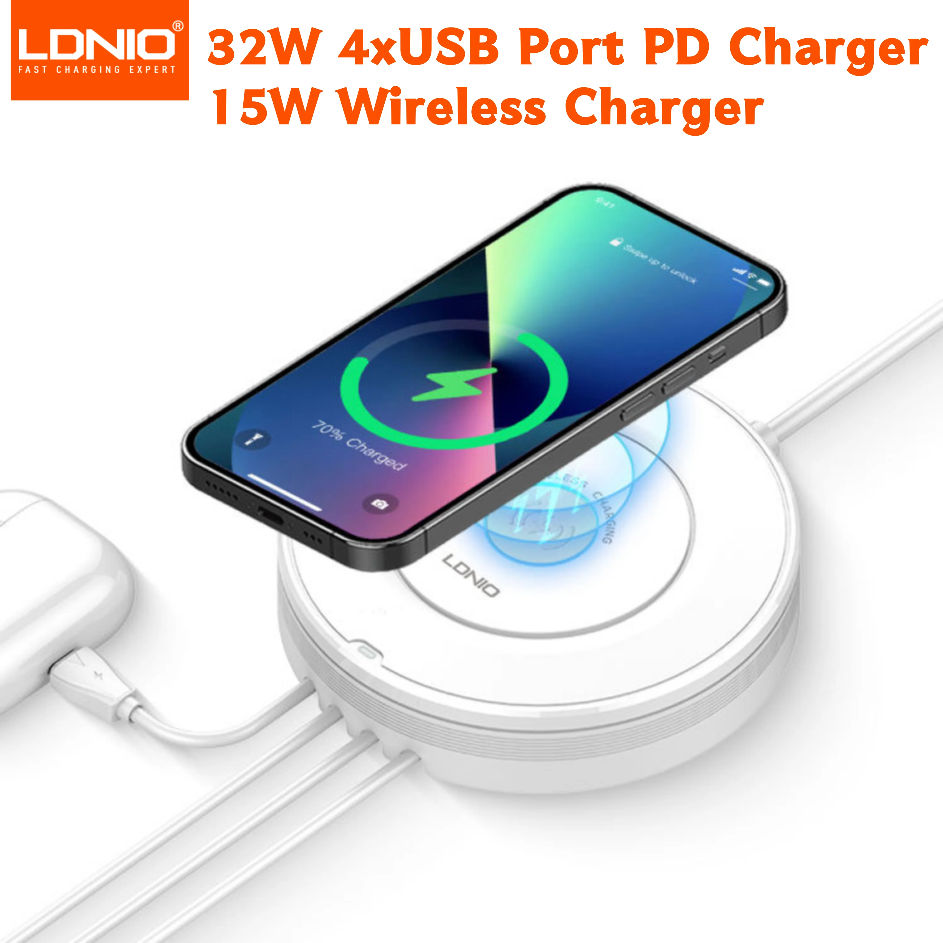 LDNIO-32W-Desktop-Wireless-Charger-Pad-QC3-0-PD-15W-Magnetic-Fast ...