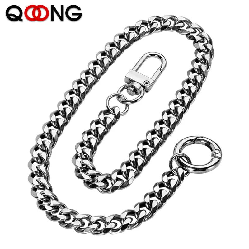 QOONG-40cm-Key-Chains-Hip-Hop-Rock-Punk-Street-Keyring-304-Stainless ...