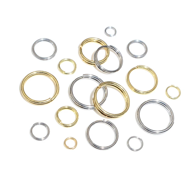 50-100pcs-lot-4-12mm-Stainless-Steel-Open-Double-Jump-Rings-for-Key ...