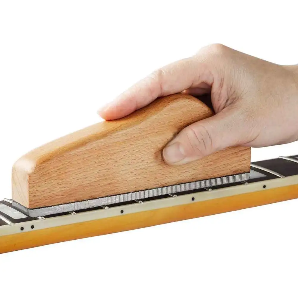 Muspor 6 Inches Guitar Fret File Hardwood Guitar Fret Crowning End ...
