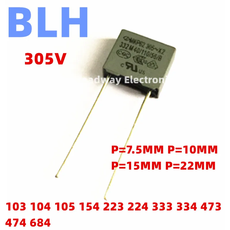 10PC-Safety-regulation-X2-capacitor-MKP62-305V-103-104-105-154-223-224 ...