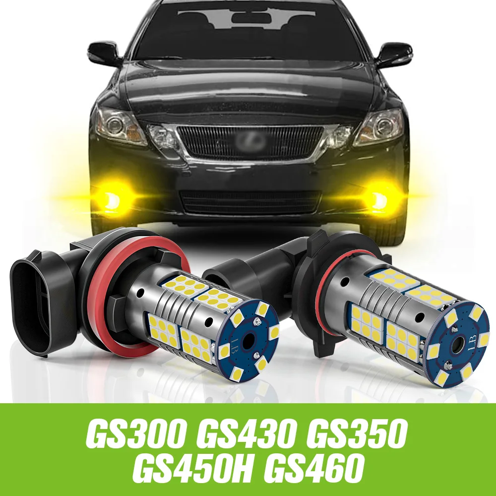 렉서스 GS300 GS430 GS350 GS450H GS460 용 LED 안개등 2001 2002 2003 2004 2005 2006 2007 2008 2009 2010 ...
