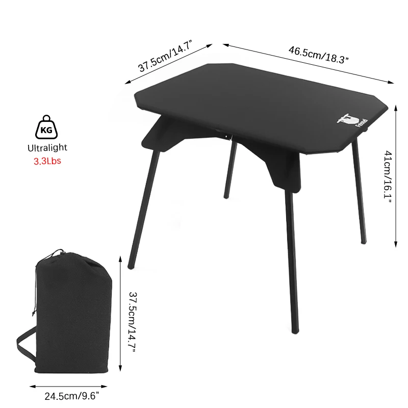Igt Table Height Adjustment Tactical Picnic Removable Portable Folding ...