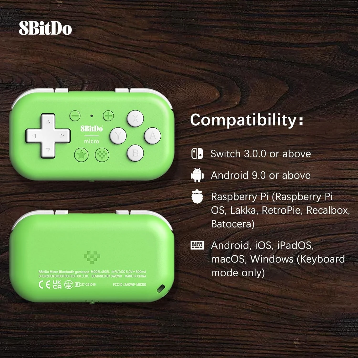 8bitdo-controlador-Micro-Bluetooth-Mini-Gamepad-de-bolsillo-para-Switch ...