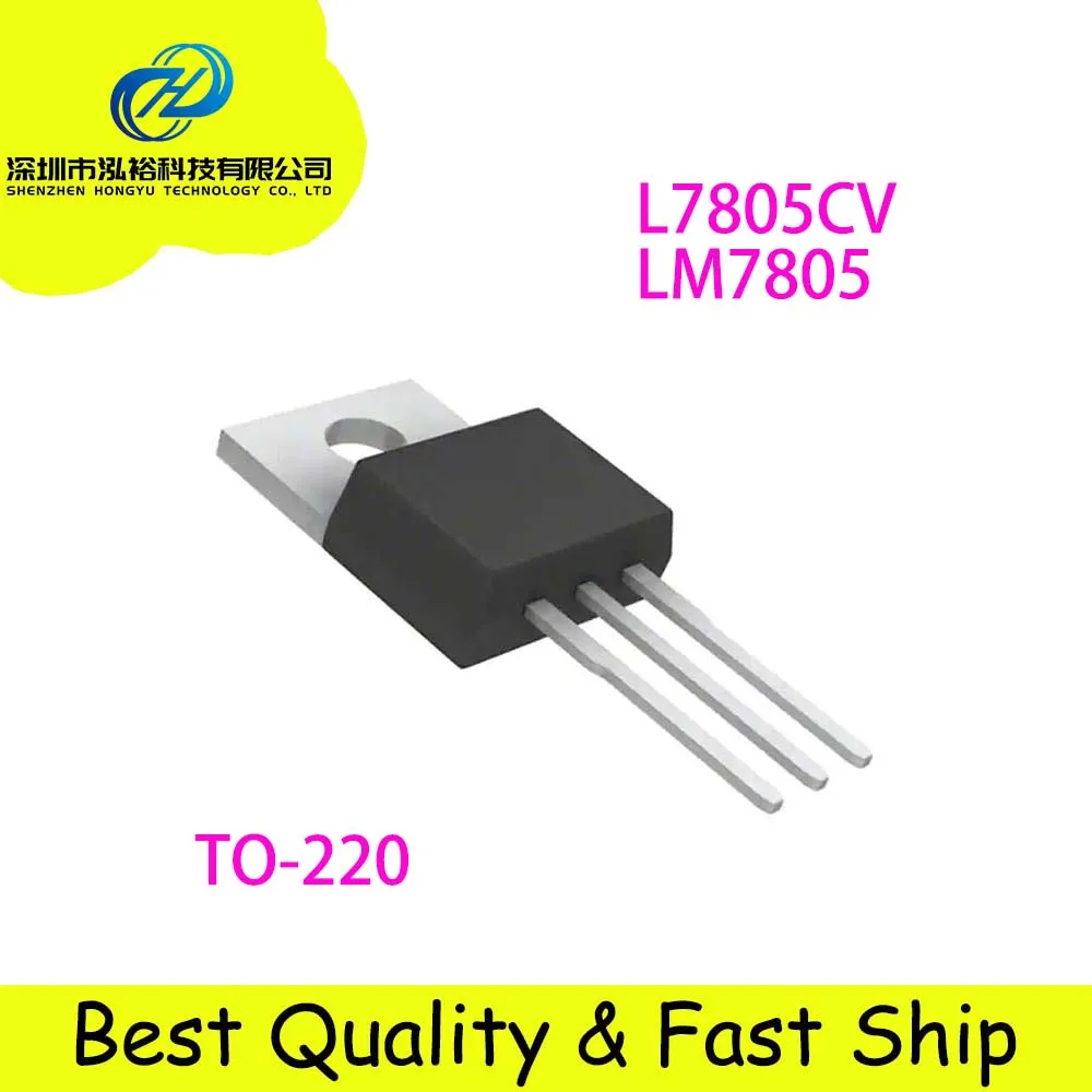 Regulador de voltaje lineal IC REG, L7805CV, L7805C, L7805, 7805, LM7805, MC7805, IC, 5V, 1.5A ...