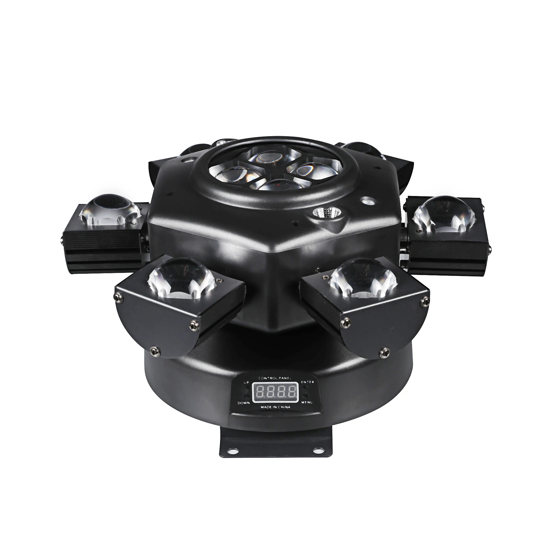 Fireions-LED-Spotlight-150W-Stage-Light-10X10W-Six-Head-Multicolor-Beam ...