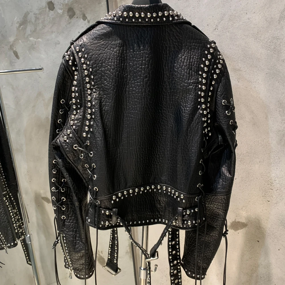 Rivet-Leather-Jacket-with-Straps-Decorate-on-the-Sleeves-High-Street ...