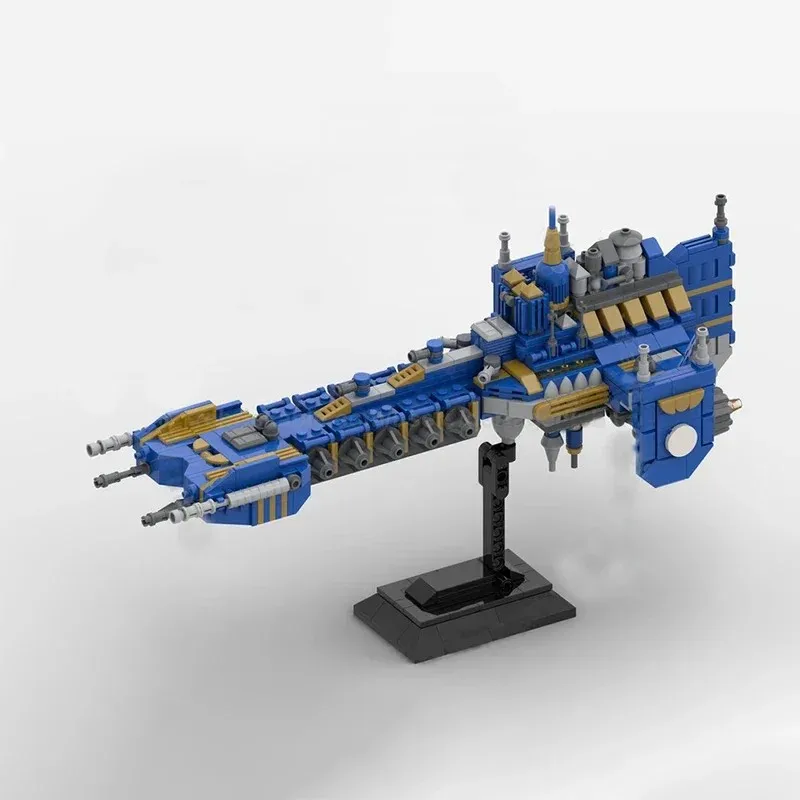 MOC Game 40k Battle Barge Heavy Cruiser Class Battleship Model Building ...