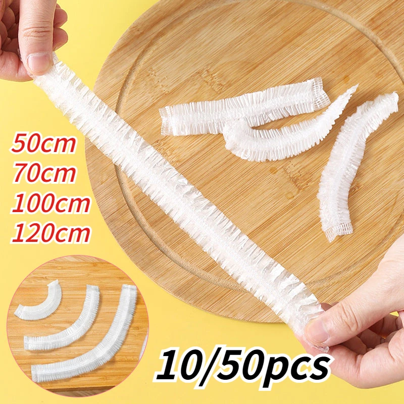 38-50-70-100-120cm-Disposable-Food-Cover-Saran-Wrap-Elastic-Platic-Bags ...