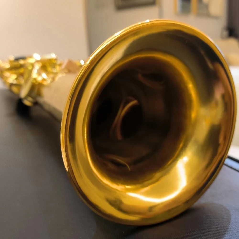 High-end-82-soprano-straight-pipe-saxophone-lacquered-gold-brass ...