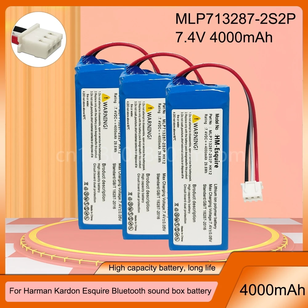 4000mAh-7-4V-29-6Wh-MLP713287-2S2P-HK12-Rechargeable-Li-Ion-Battery ...